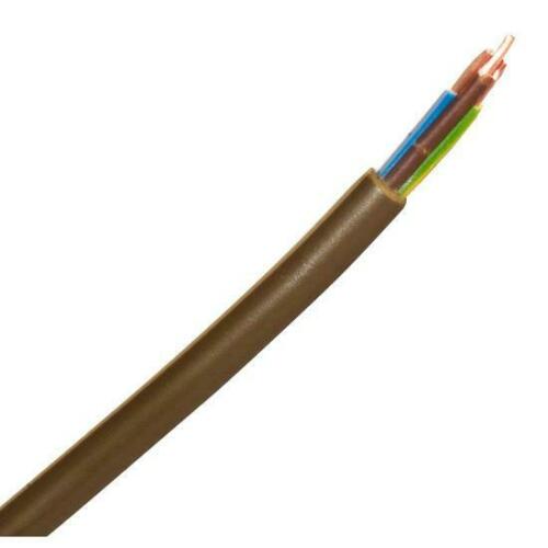 0.5mm 2183Y Gold Bronze Lighting Flex 3Core Per Metre - Flexible Cables ...